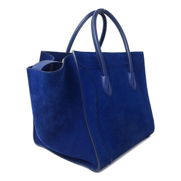 Celine | Bags | Celine Phantom Square Tote Small Luggage Blue | Poshmark
